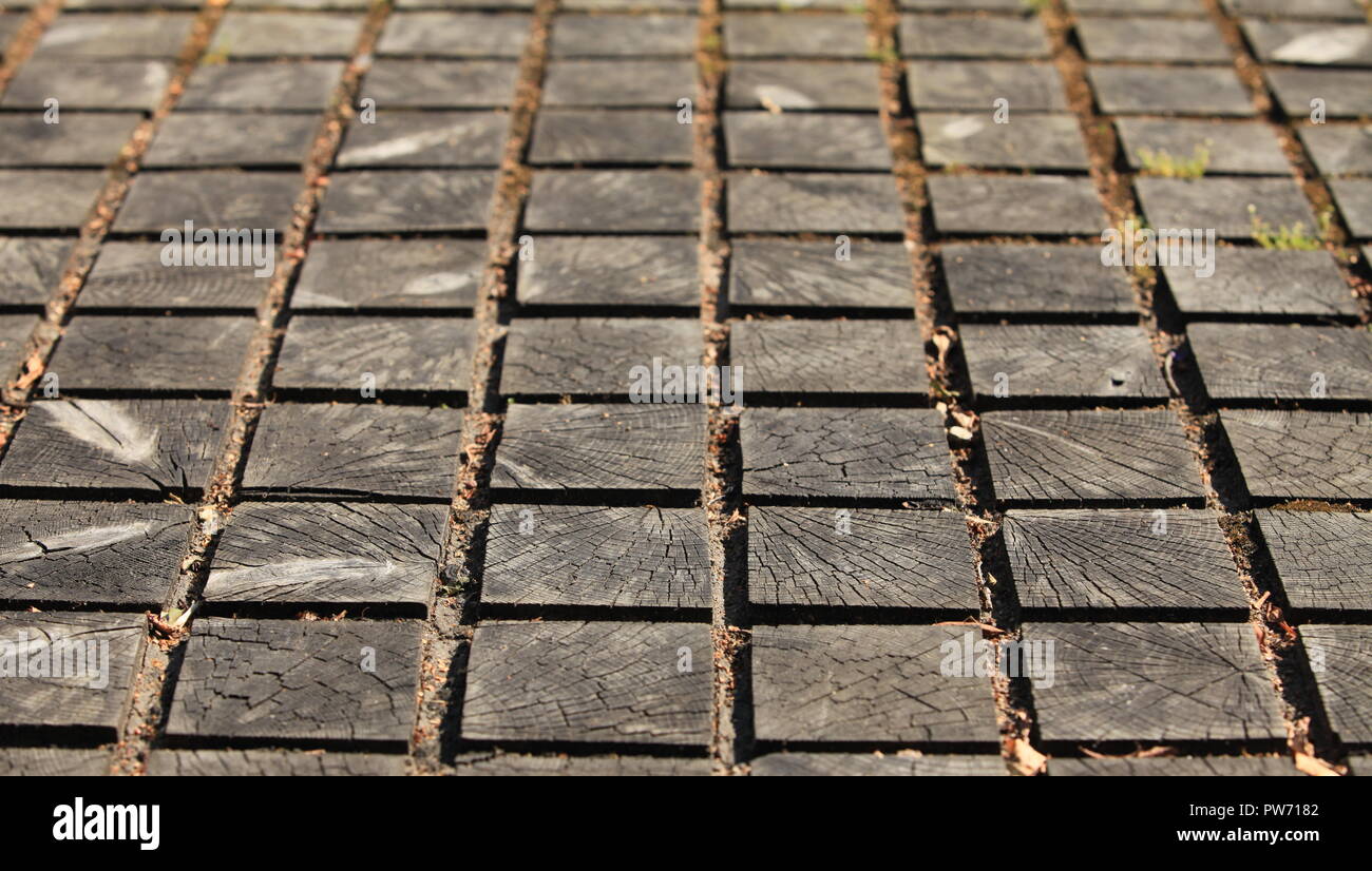 Wooden paving blocks hi-res stock photography and images - Alamy
