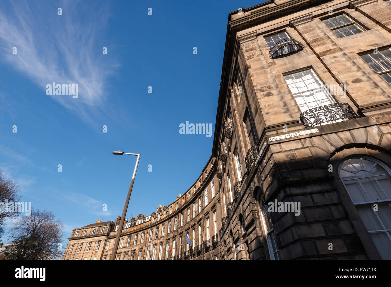 Randolph Crescent, Edinburgh, Scotland, United Kingdom Stock Photo - Alamy