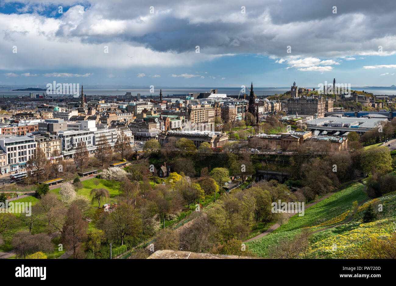 View from edinburgh castle hi-res stock photography and images - Alamy