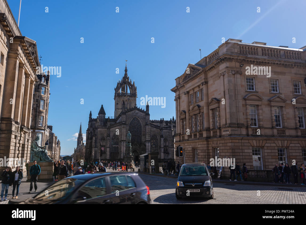 St. Giles Cathedral, Edinburgh, Scotland, United Kingdom Stock Photo ...