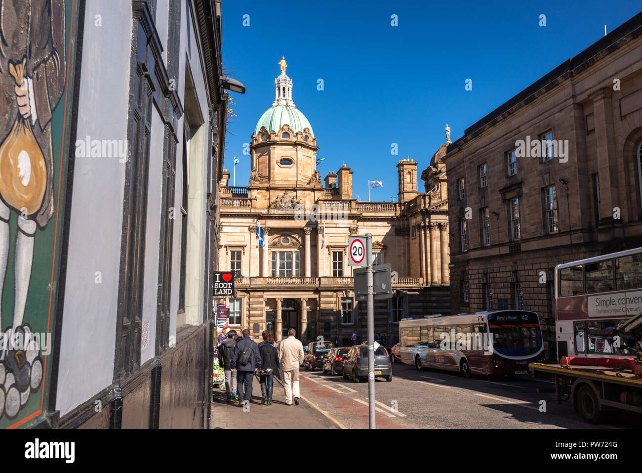 West Register House, Edinburgh, Scotland, United Kingdom Stock Photo ...