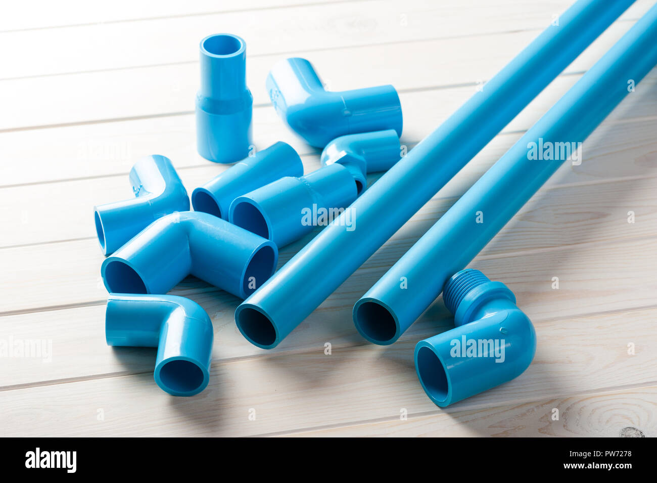 PVC Pipe connections, PVC Pipe fitting, PVC Coupling Stock Photo - Alamy