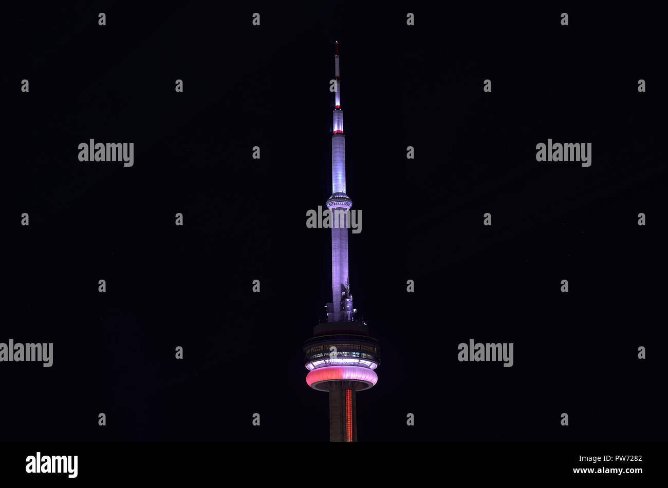 cn tower at night Stock Photo - Alamy