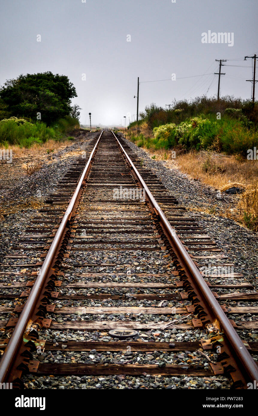 Old railroad connection hi-res stock photography and images - Alamy