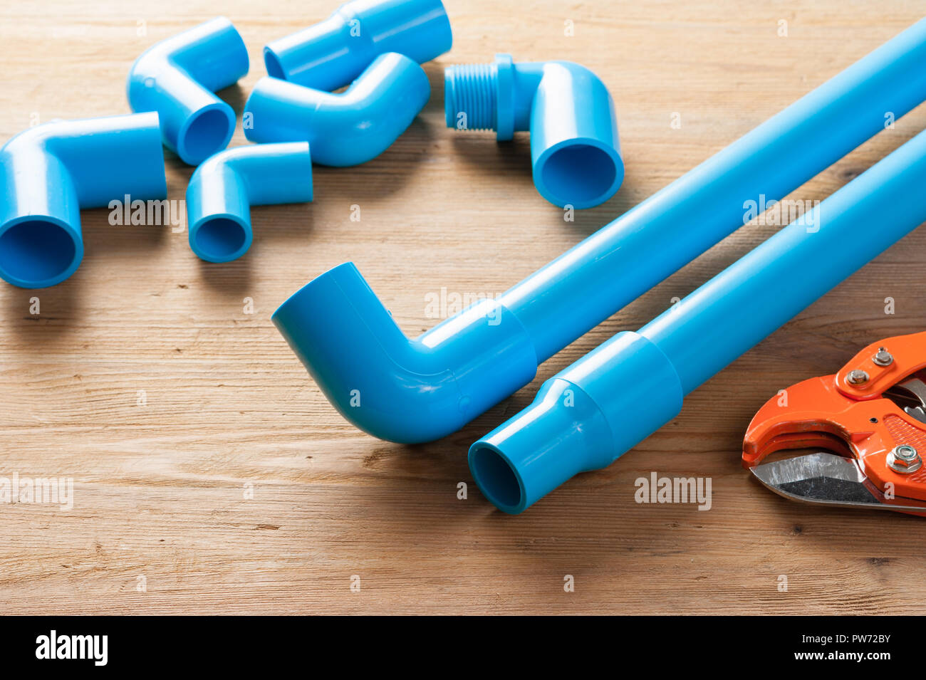 PVC Pipe connections, PVC Pipe fitting, PVC Coupling Stock Photo - Alamy