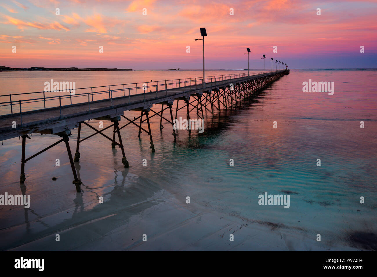 The historic Elliston Jetty, Elliston South Australia Stock Photo - Alamy