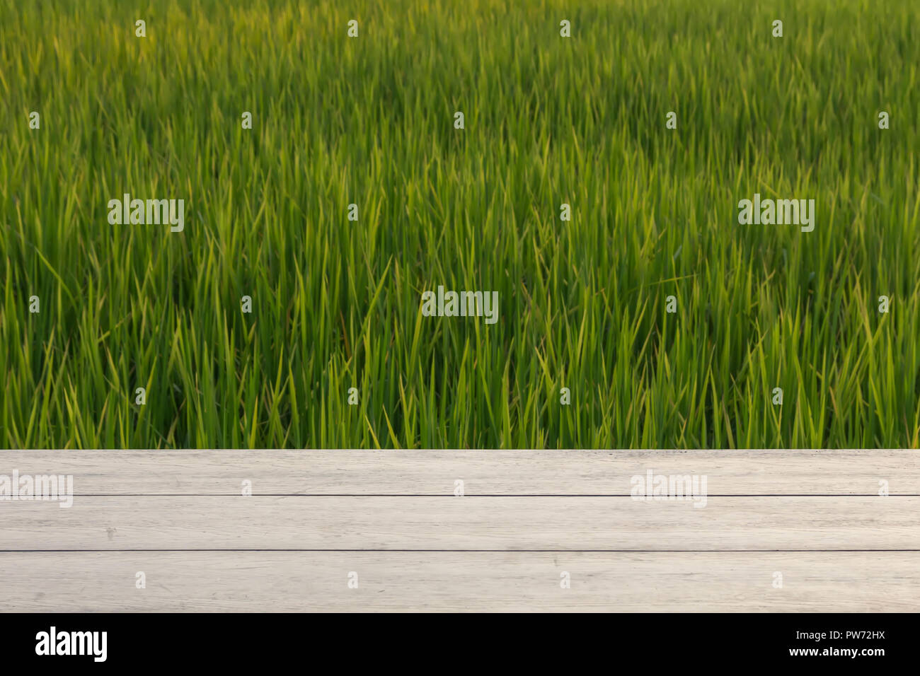 Tabletop wooden green rice hi-res stock photography and images - Alamy