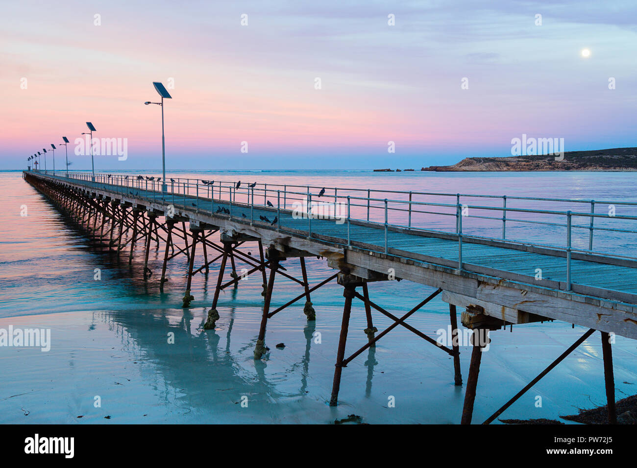 The historic Elliston Jetty, Elliston South Australia Stock Photo - Alamy