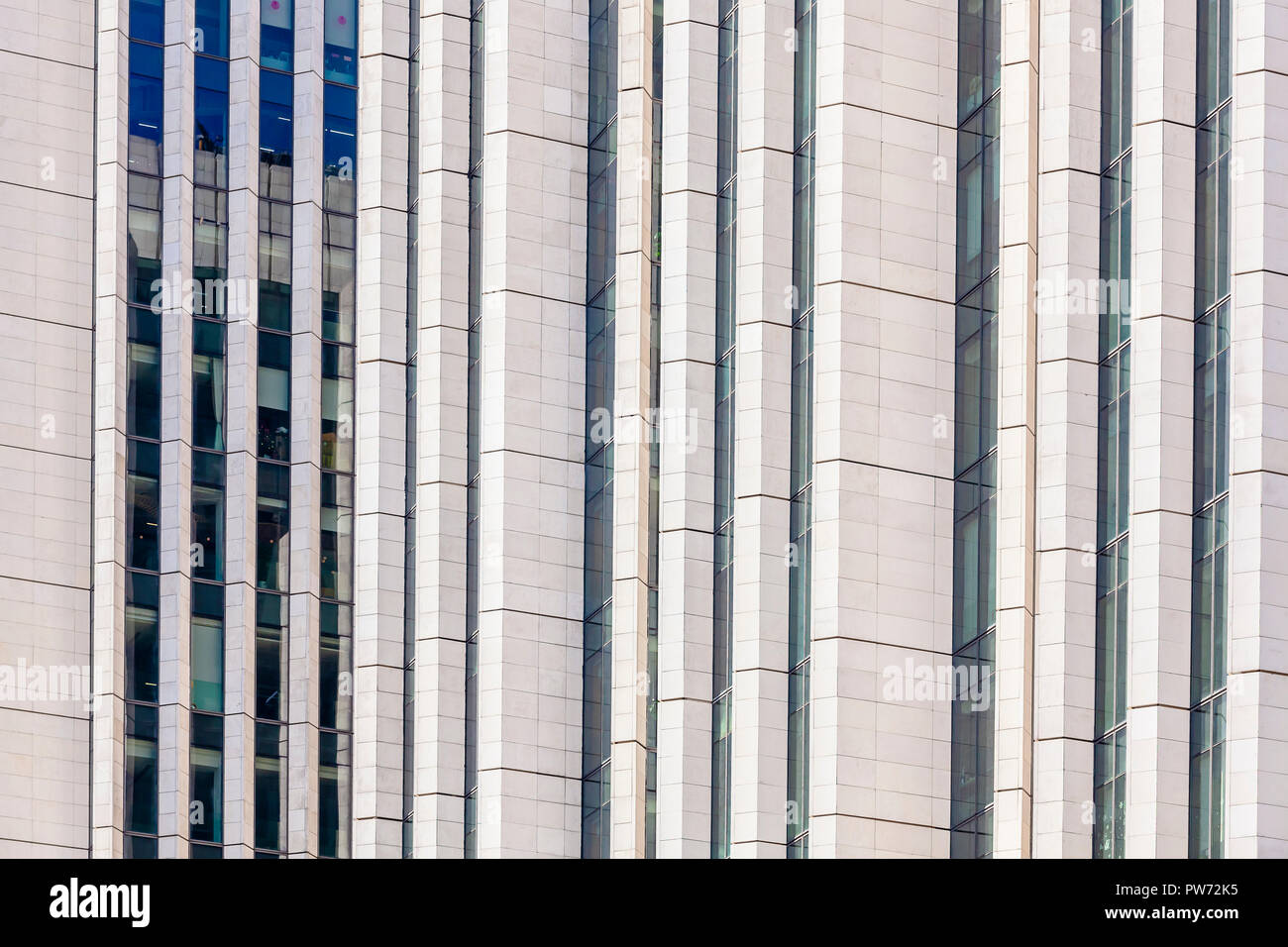 The Bund SOHO commercial modern building exterior facade close-up ...