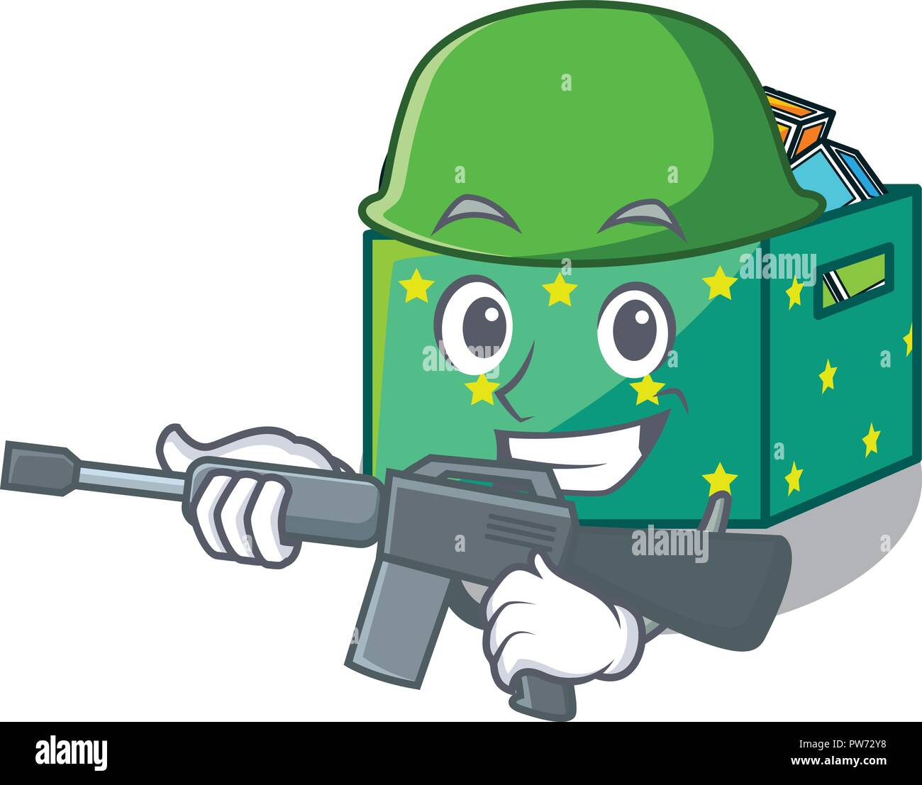 Children playing soldiers cartoon hi-res stock photography and images ...