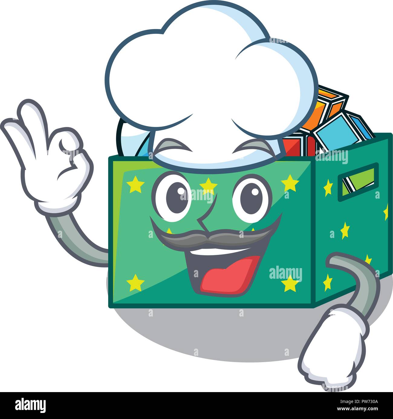 Children playing with boxes Stock Vector Images - Alamy