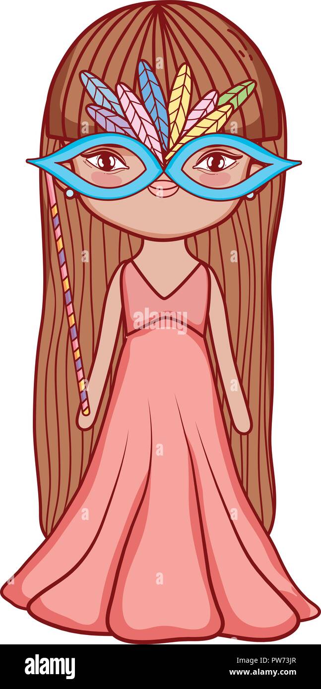 Girl funny party glasses Stock Vector Images - Alamy