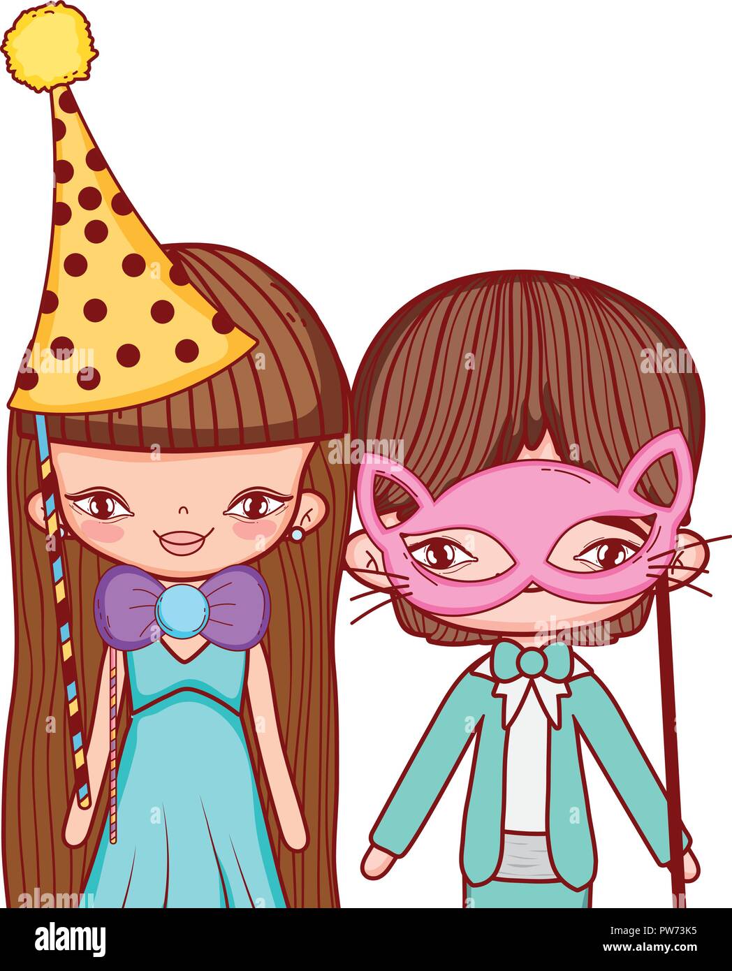 Booth props party cartoon Stock Vector Image & Art - Alamy