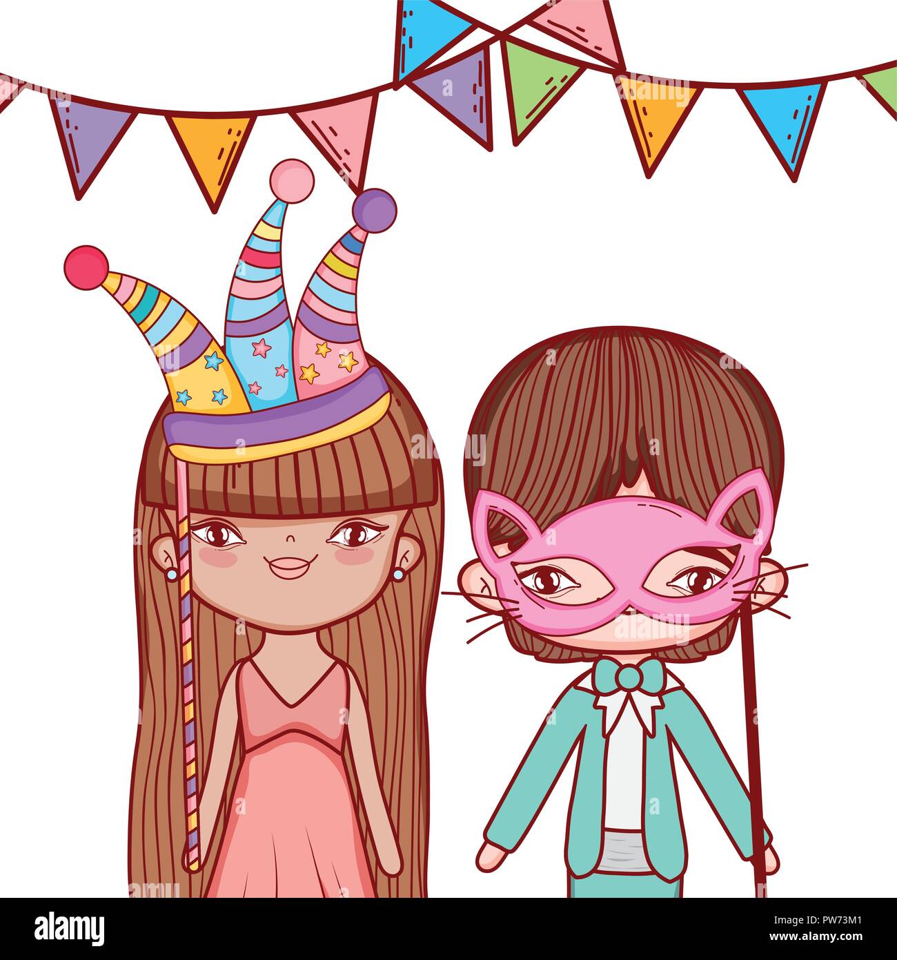 Booth props party cartoon Stock Vector Image & Art - Alamy