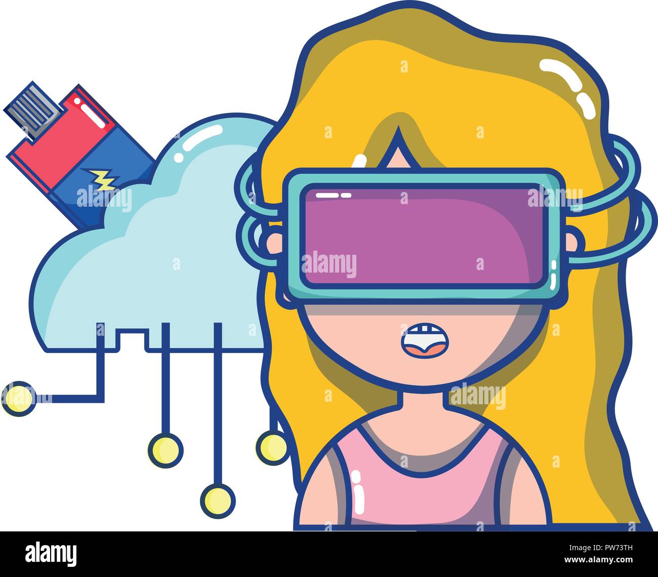 FPV goggles technology cartoons Stock Vector Image & Art - Alamy