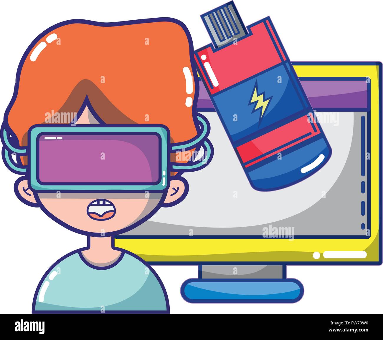 FPV goggles technology cartoons Stock Vector Image & Art - Alamy
