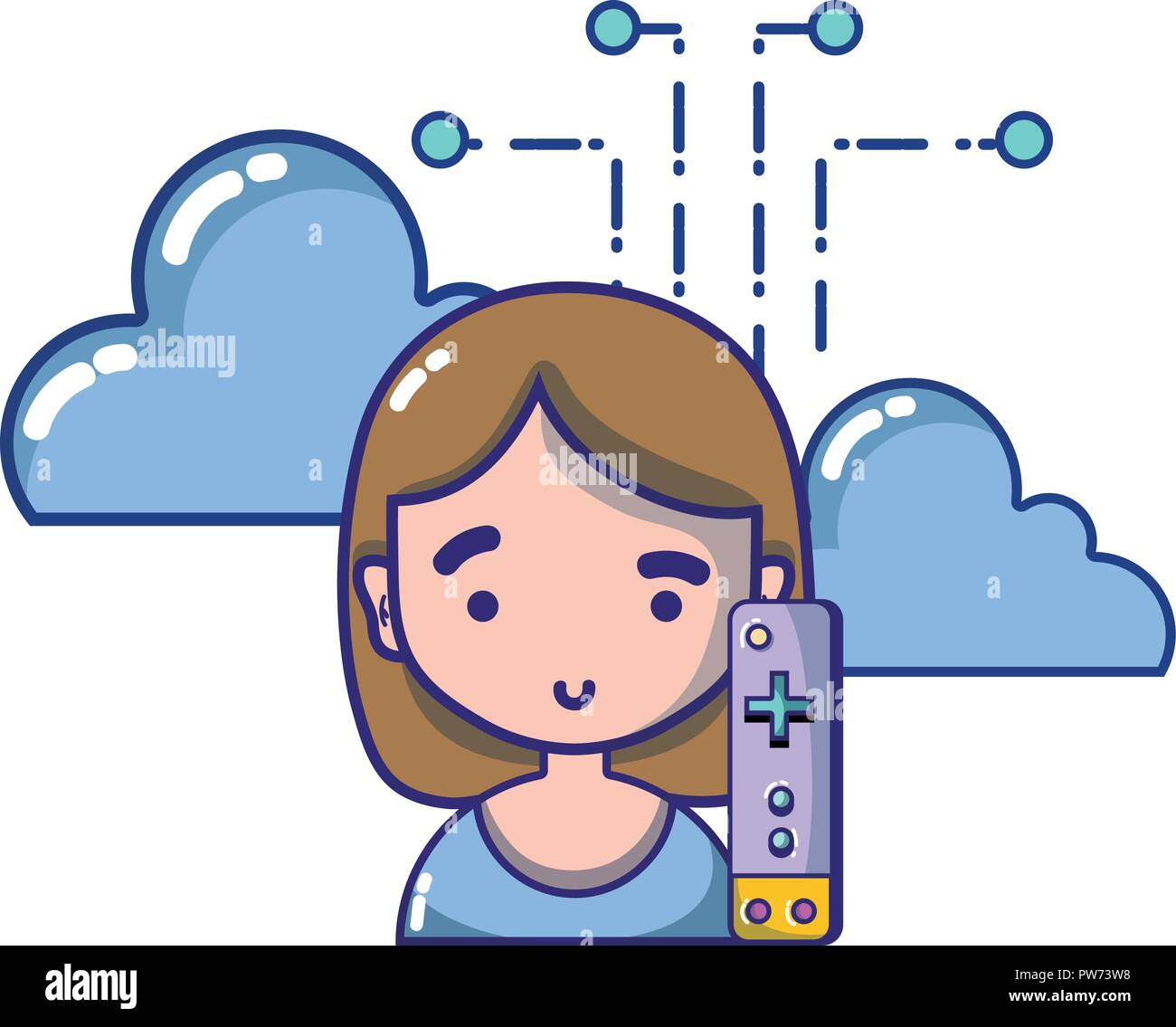 Robotics console Stock Vector Images - Alamy