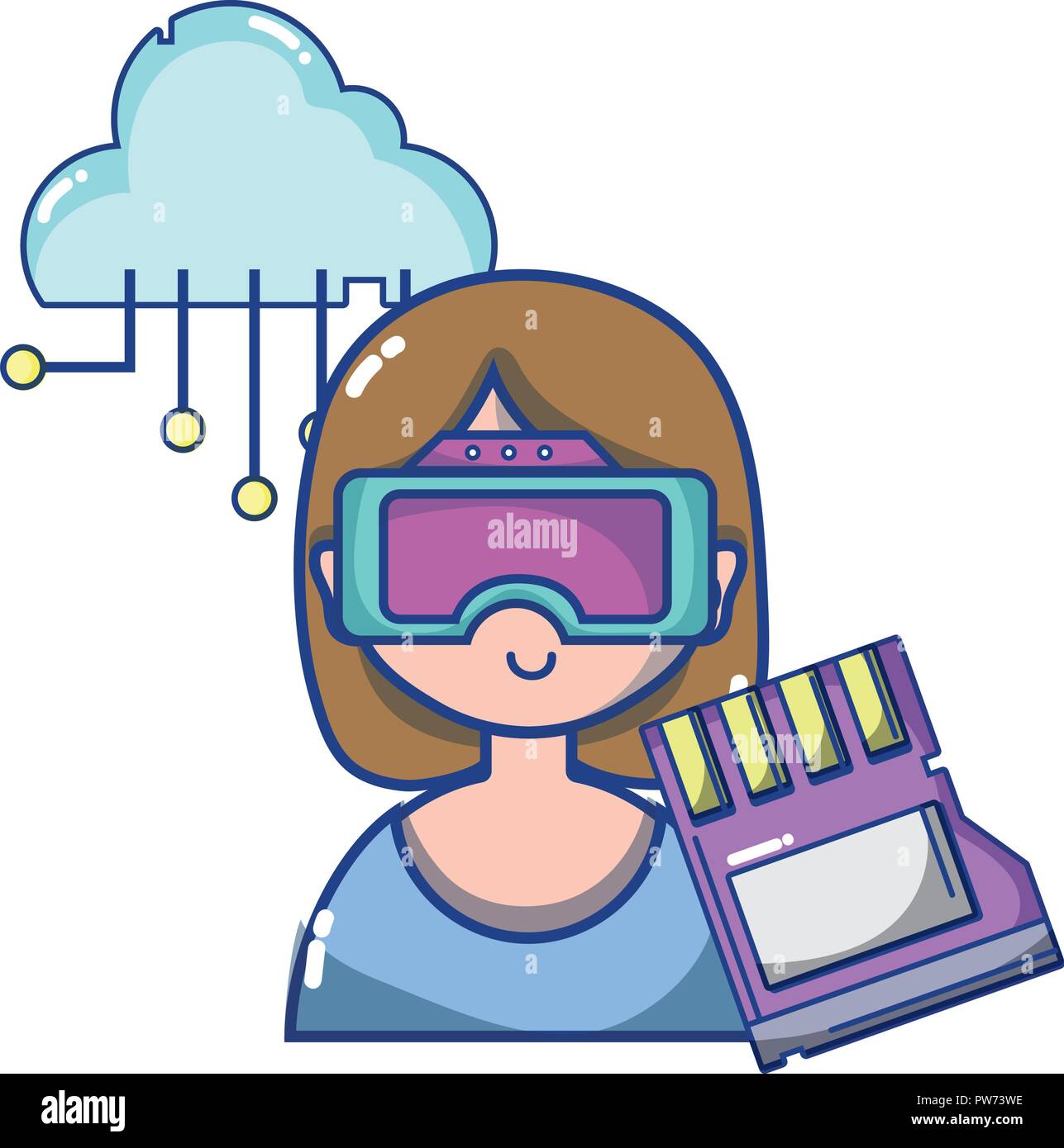 FPV goggles technology cartoons Stock Vector Image & Art - Alamy