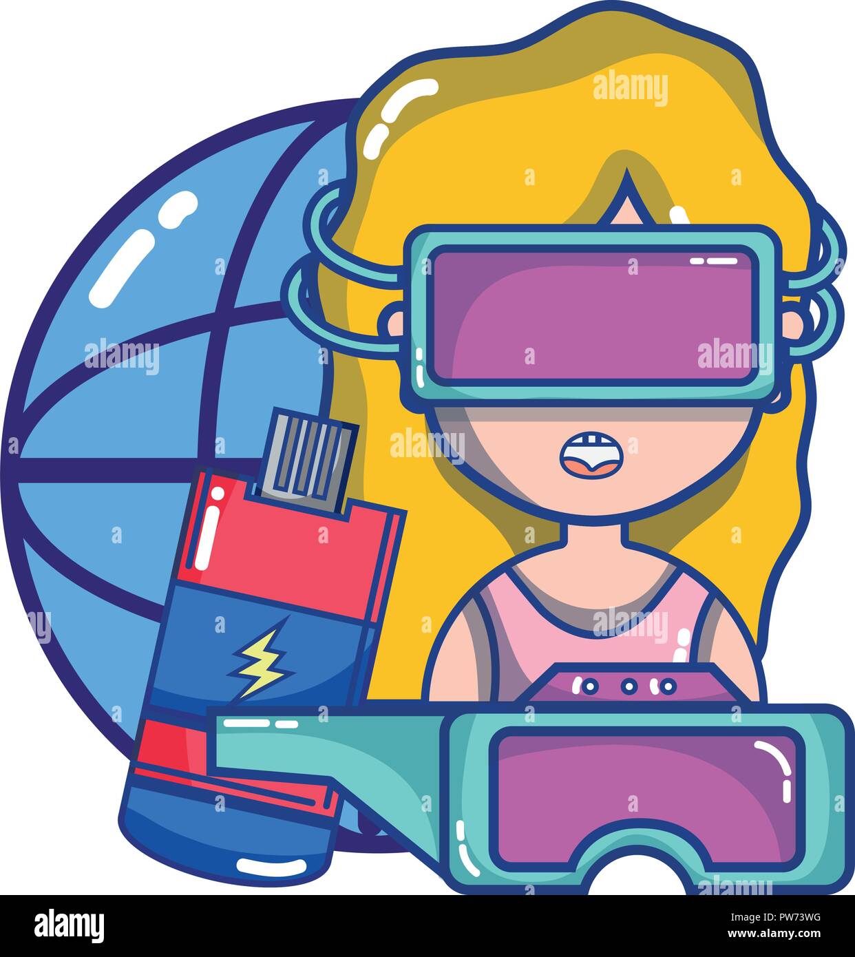 FPV goggles technology cartoons Stock Vector Image & Art - Alamy