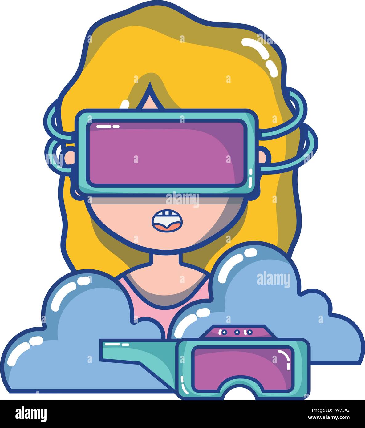 FPV goggles technology cartoons Stock Vector Image & Art - Alamy