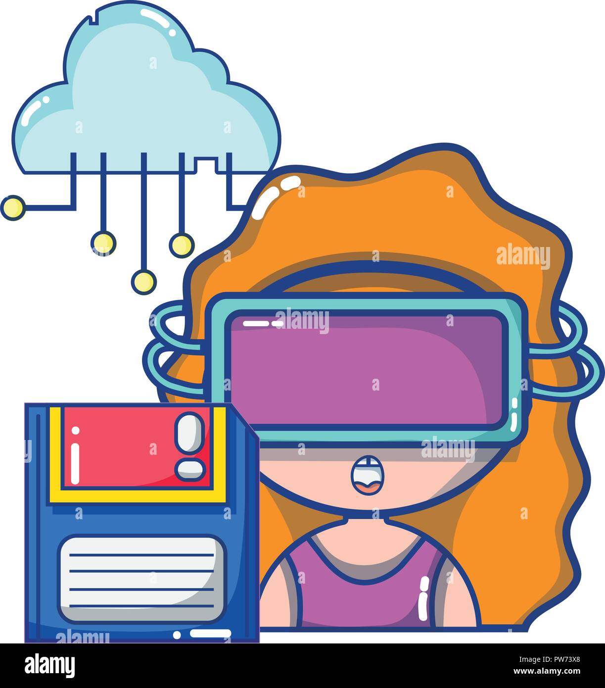 FPV goggles technology cartoons Stock Vector Image & Art - Alamy