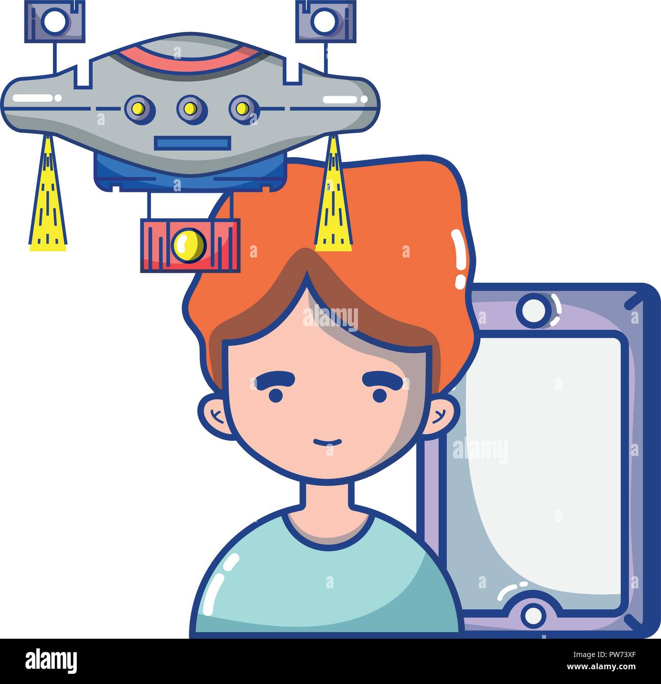 FPV goggles technology cartoons Stock Vector Image & Art - Alamy