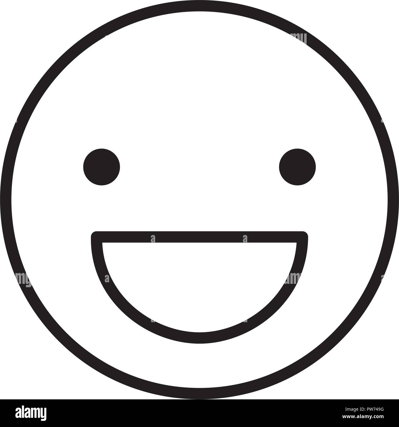 Happy Emoji Emoticon Smiley Face High Resolution Stock Photography and ...