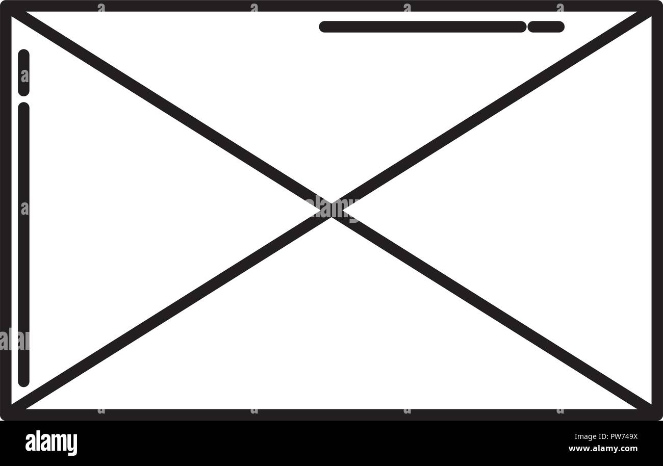 Envelope open symbol Stock Vector Image & Art - Alamy