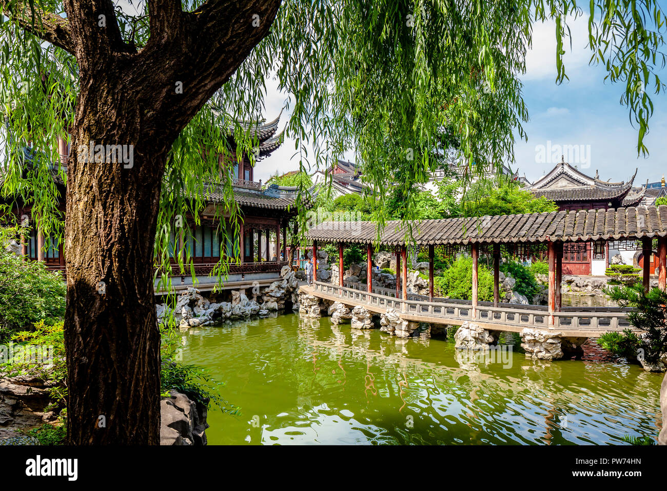 Shanghai, China - June 01 2018: Yu Garden, or Yuyuan Chinese pavilion ...