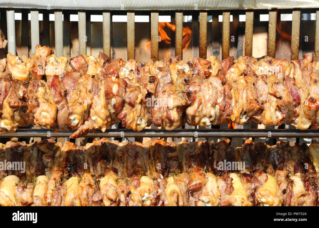 Huge outdoor bbq hi-res stock photography and images - Alamy