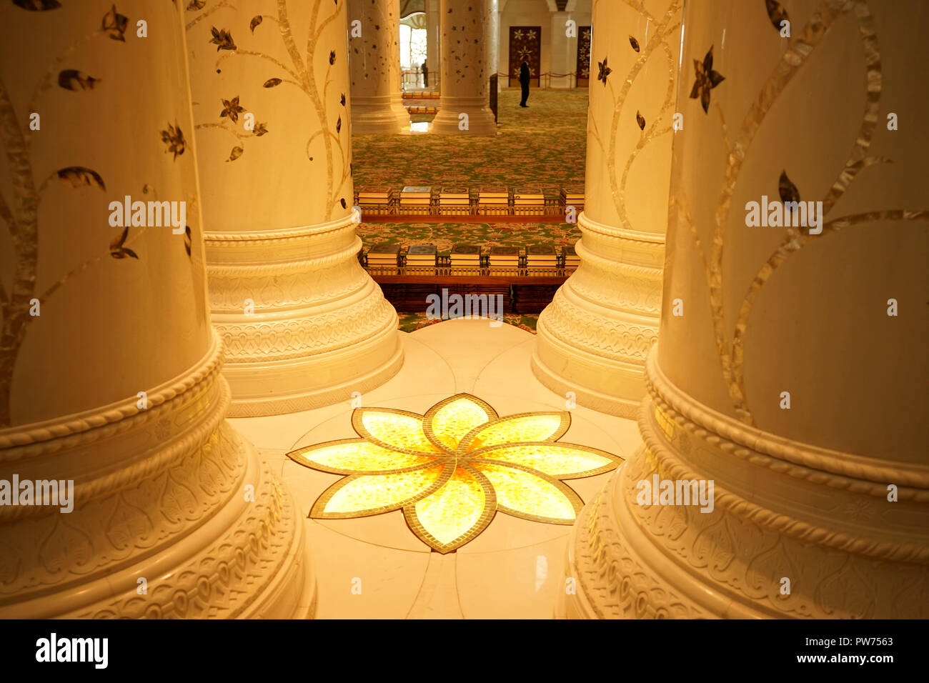 Sheikh-Zayed-Moschee, Scheich-Zayid-Moschee, Abu Dhabi, Emirat Abu ...