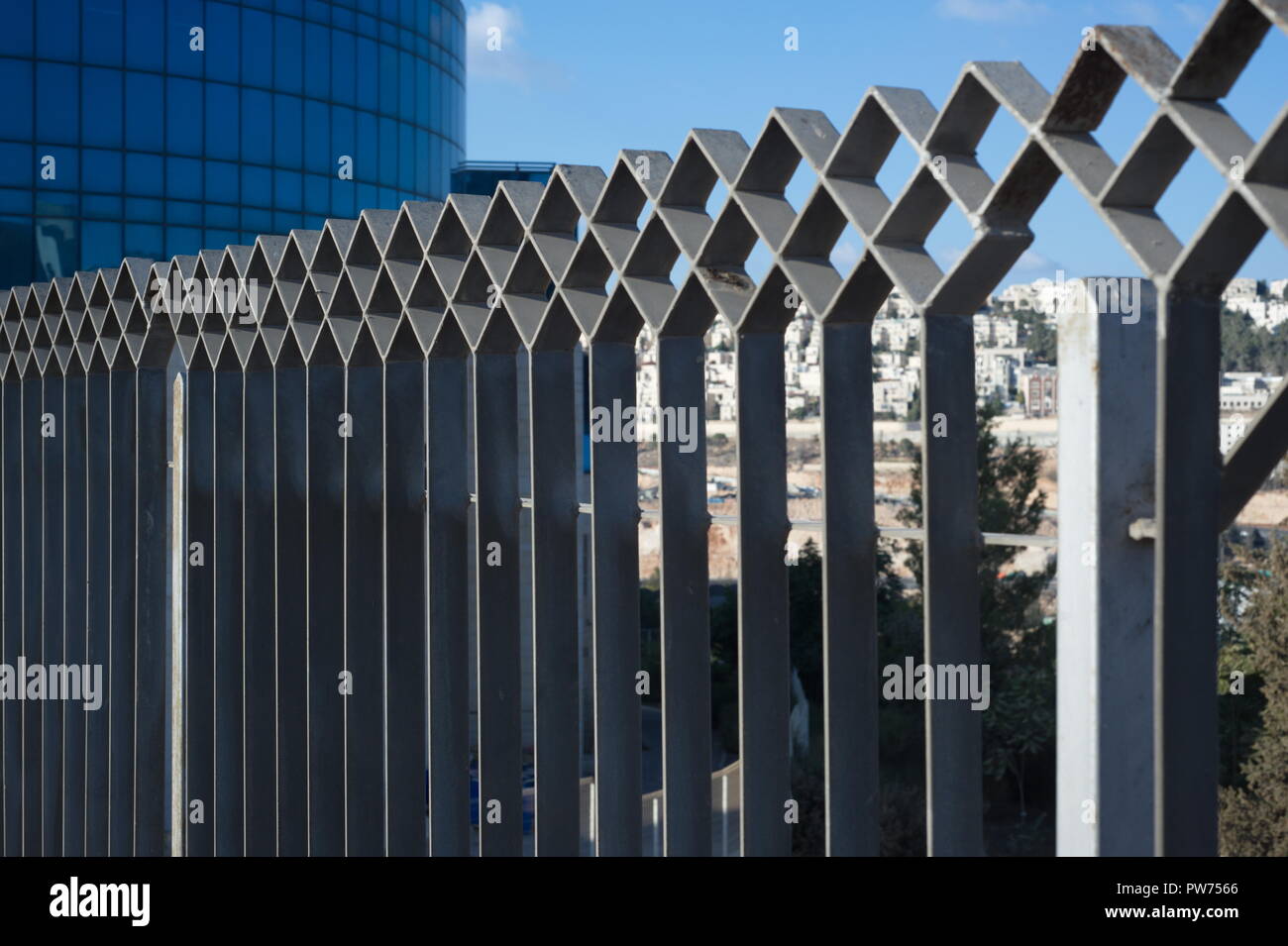 Steel frame fence hi-res stock photography and images - Alamy