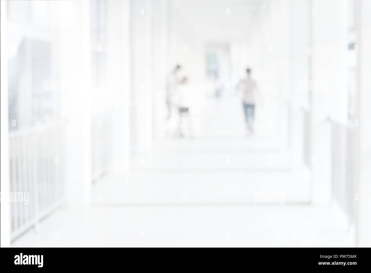 Abstract blurred path way with Blurring people with Blurry Walk Based ...