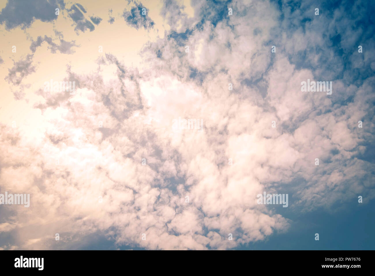 Cloudy sky background Stock Photo - Alamy