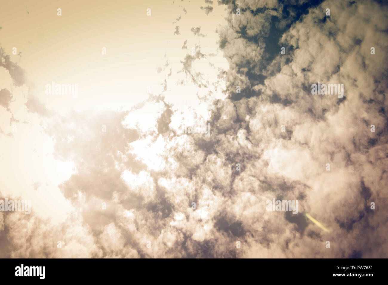 Cloudy sky background Stock Photo - Alamy