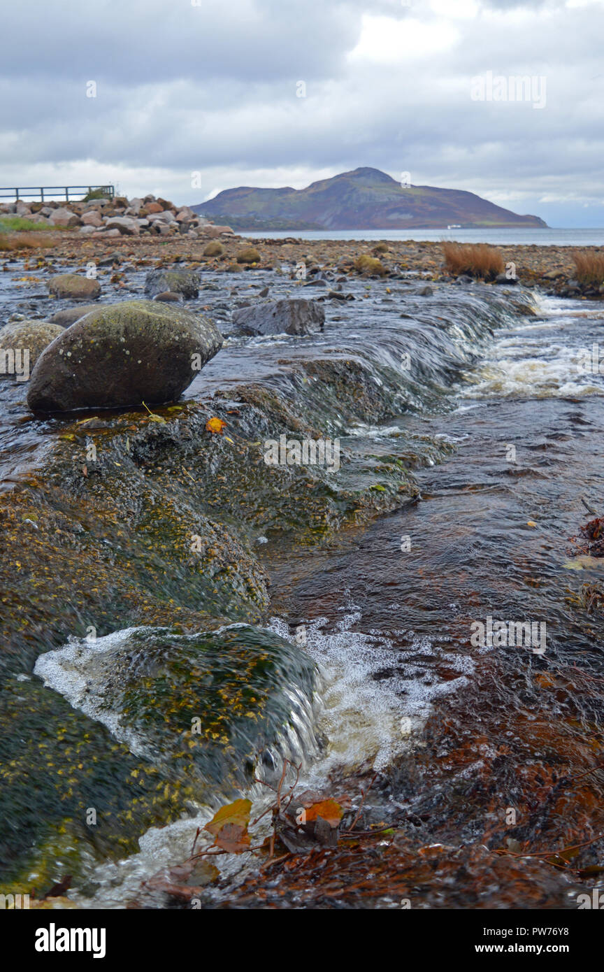 Holy Isle from Whiting Bay Stock Photo - Alamy