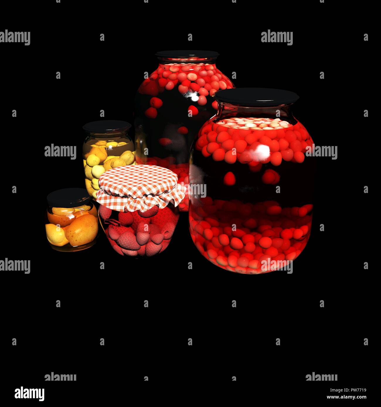 Splash water in glass rendering hi-res stock photography and images - Alamy