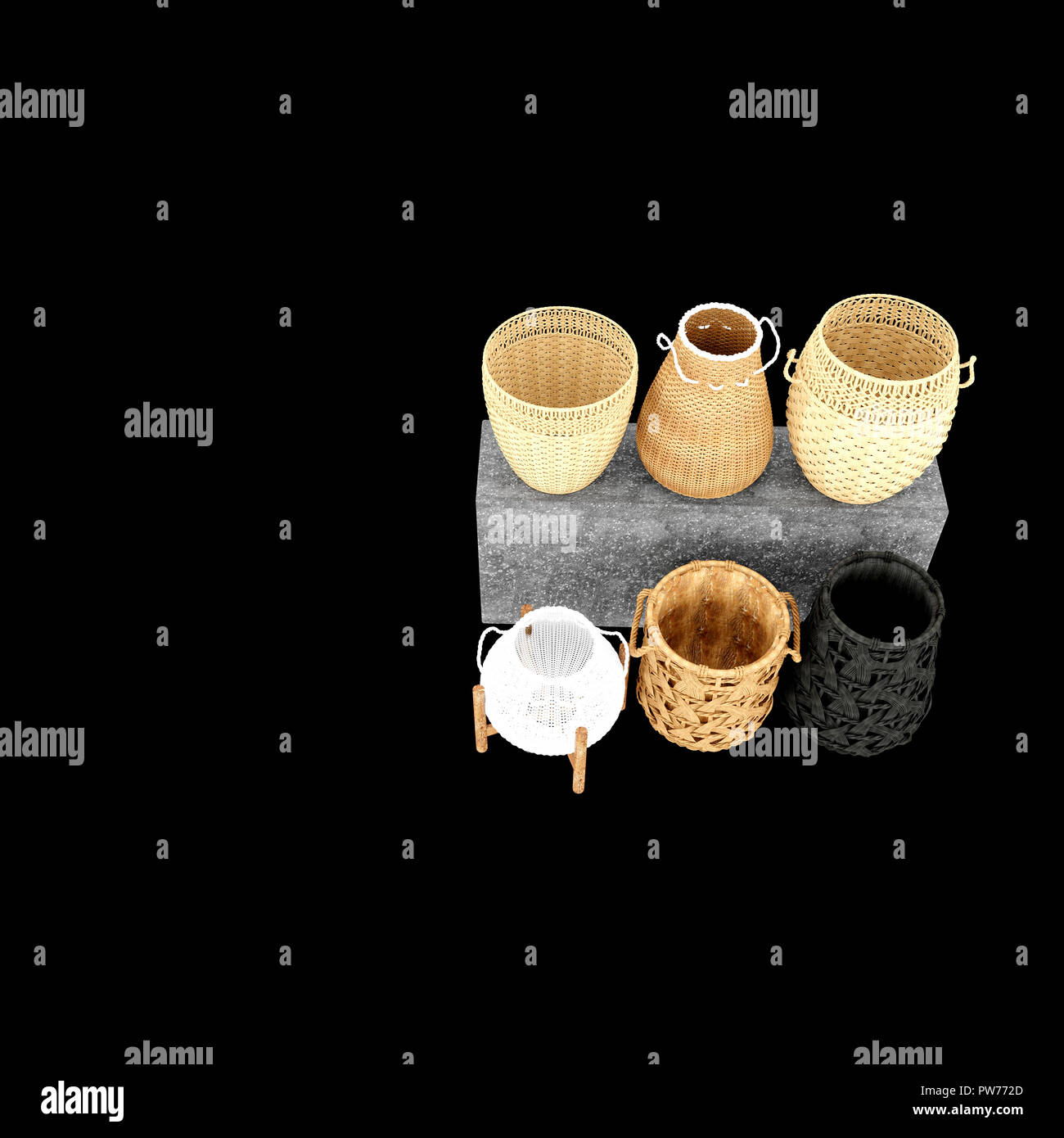 3d render of house objects and tools Stock Photo - Alamy