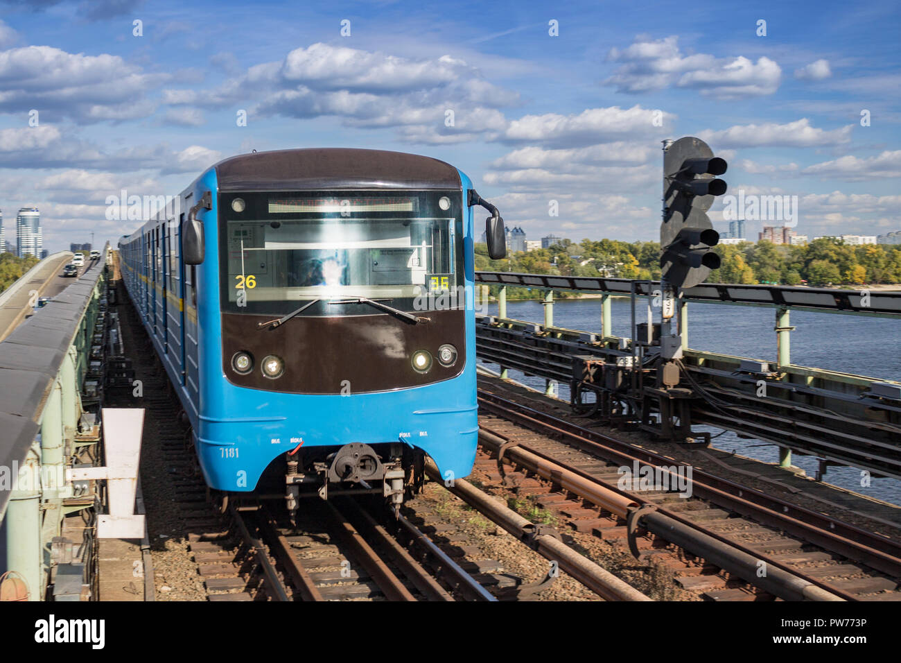 Railroad and metro wagon urbanistic landscape. No people. Perspective ...