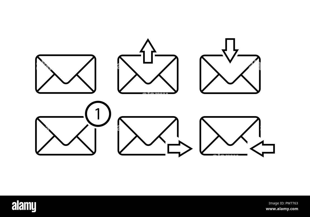 Envelope symbols hi-res stock photography and images - Alamy