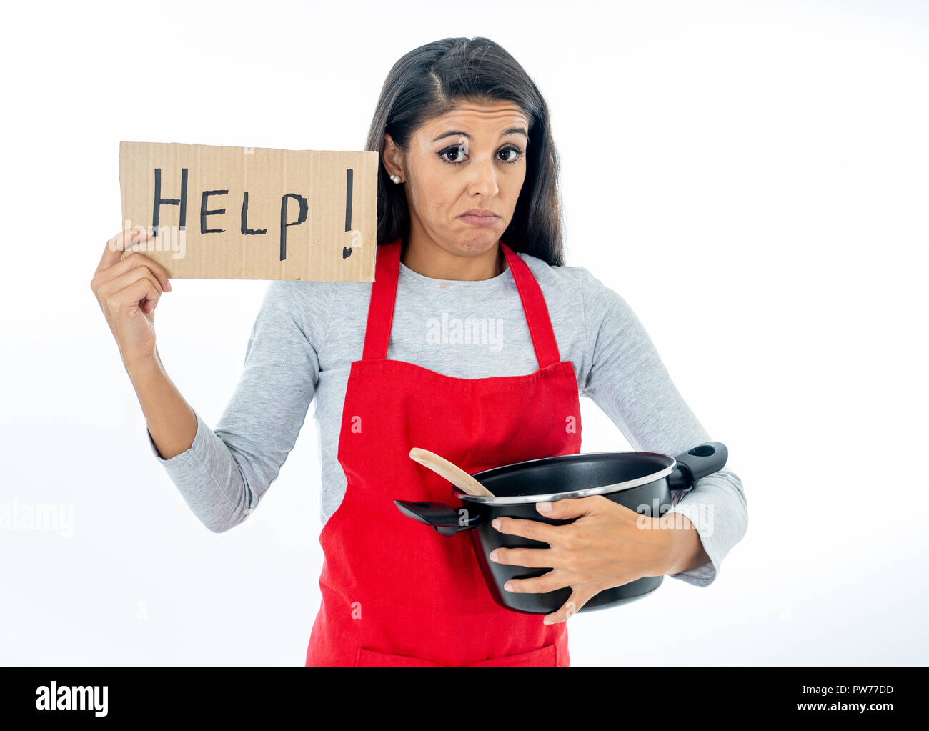Woman asking for help hi-res stock photography and images - Alamy