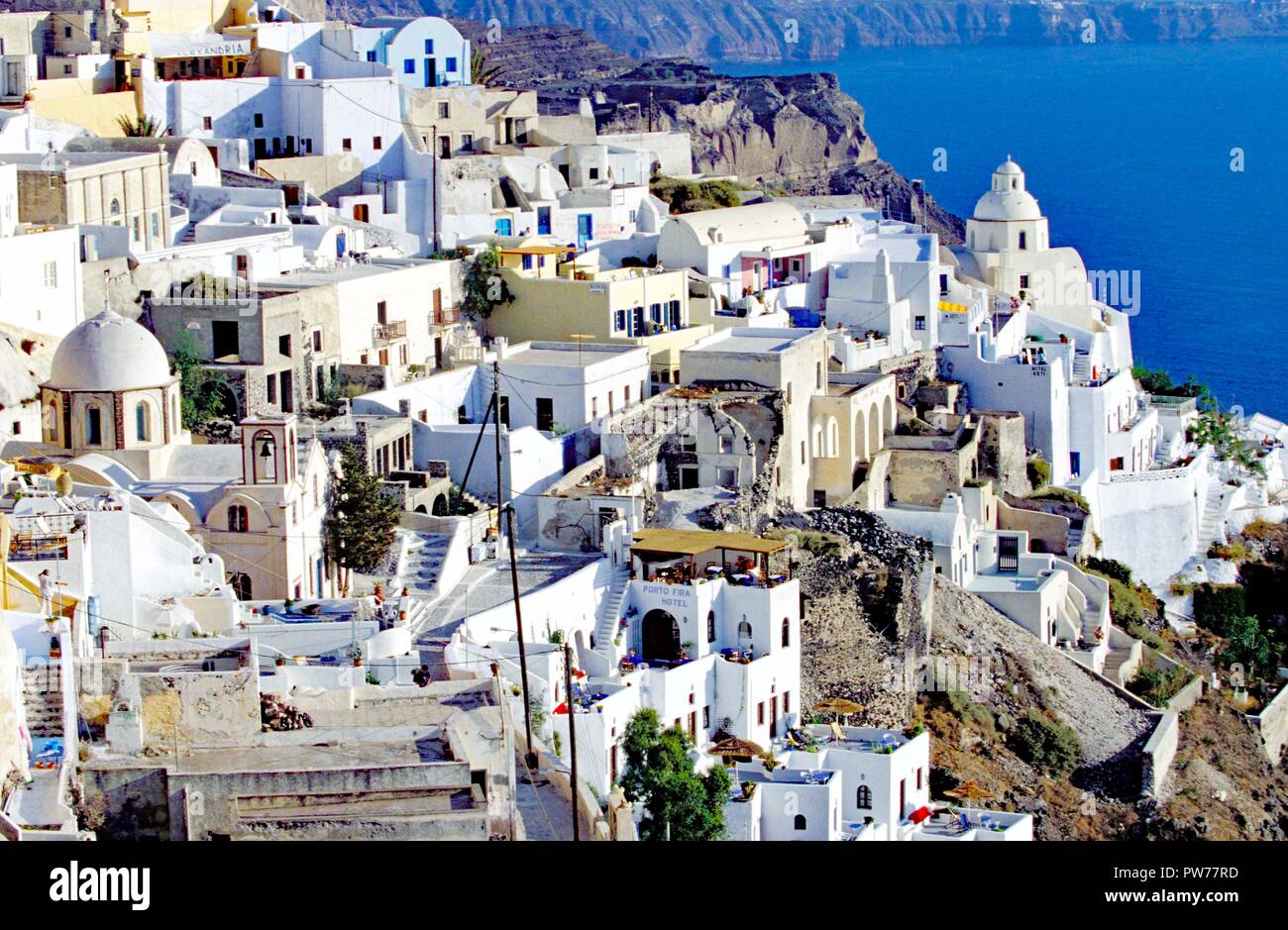 The Greek Island of Santorini known as Minoan Pompeii. Also Known as ...