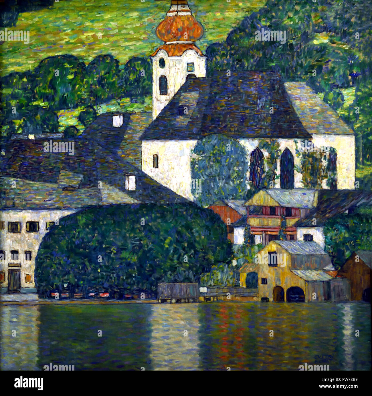 Church in Unterach am Attersee 1916 by Gustav Klimt 1862 – 1918 ...