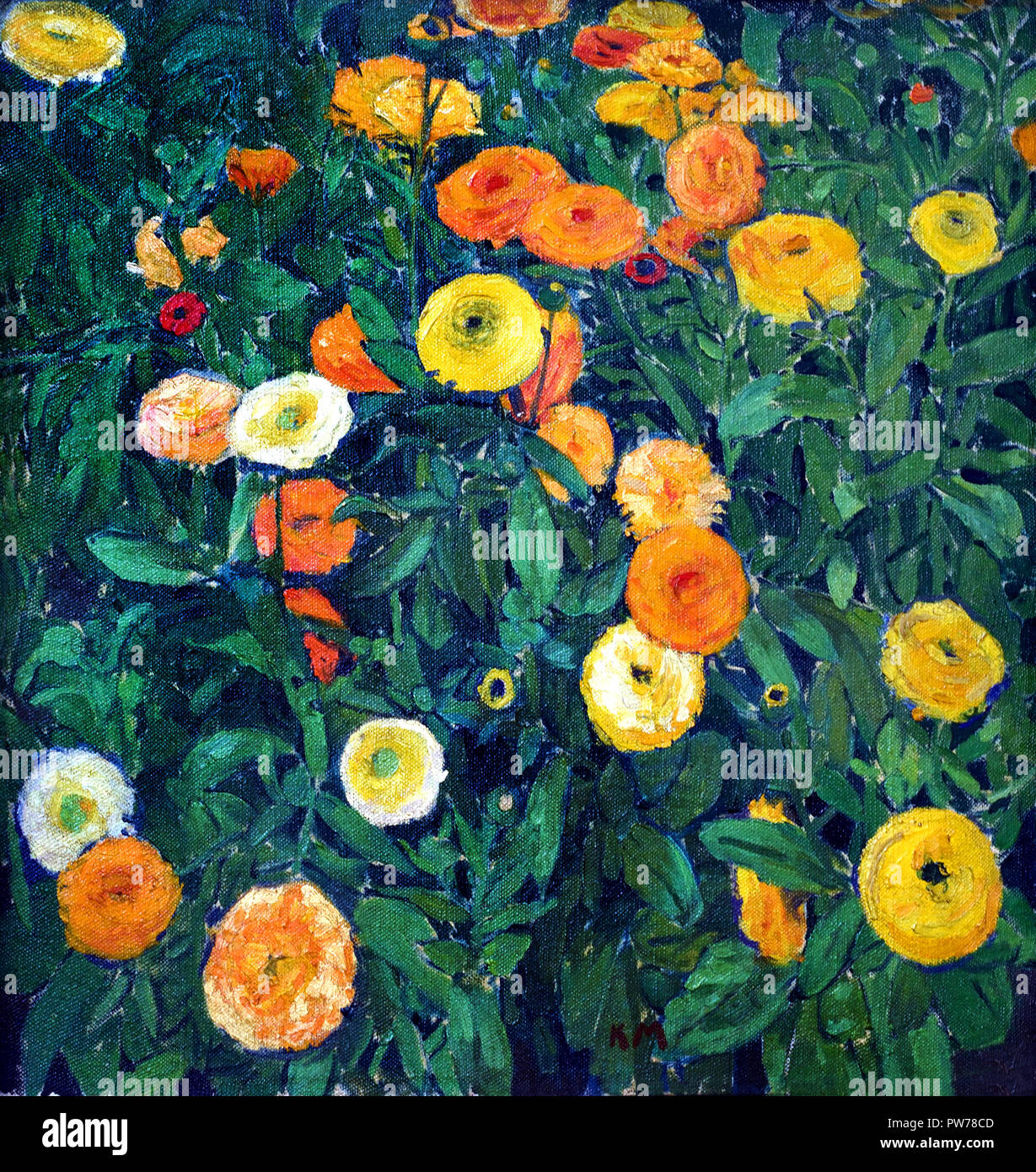 Marigolds 1909 koloman moser 1868 1918 hi-res stock photography and ...