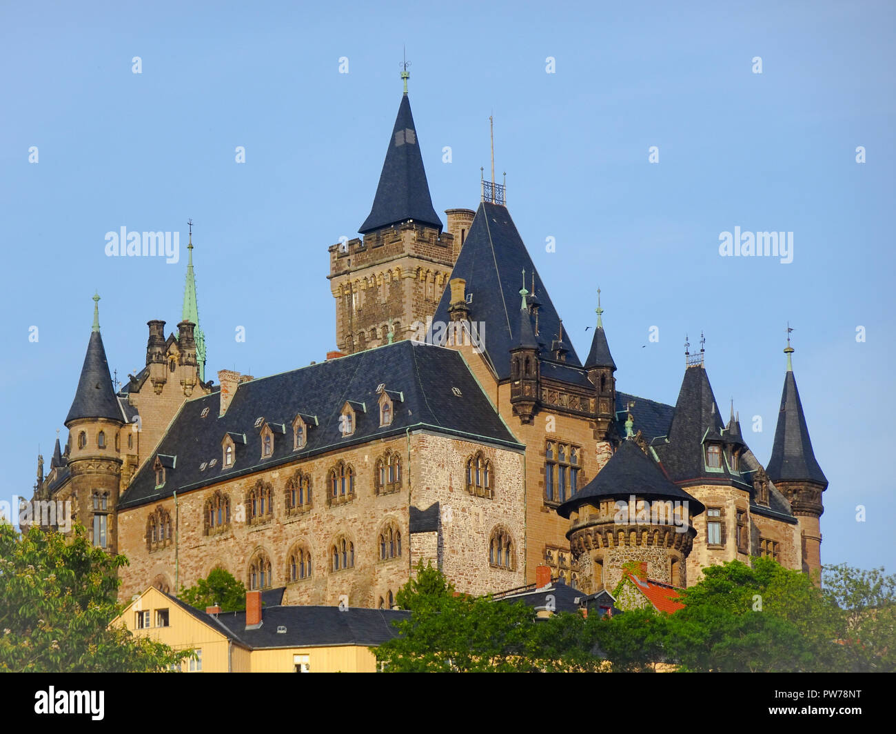 Wernigerode is a beautiful city in the Harz Stock Photo - Alamy