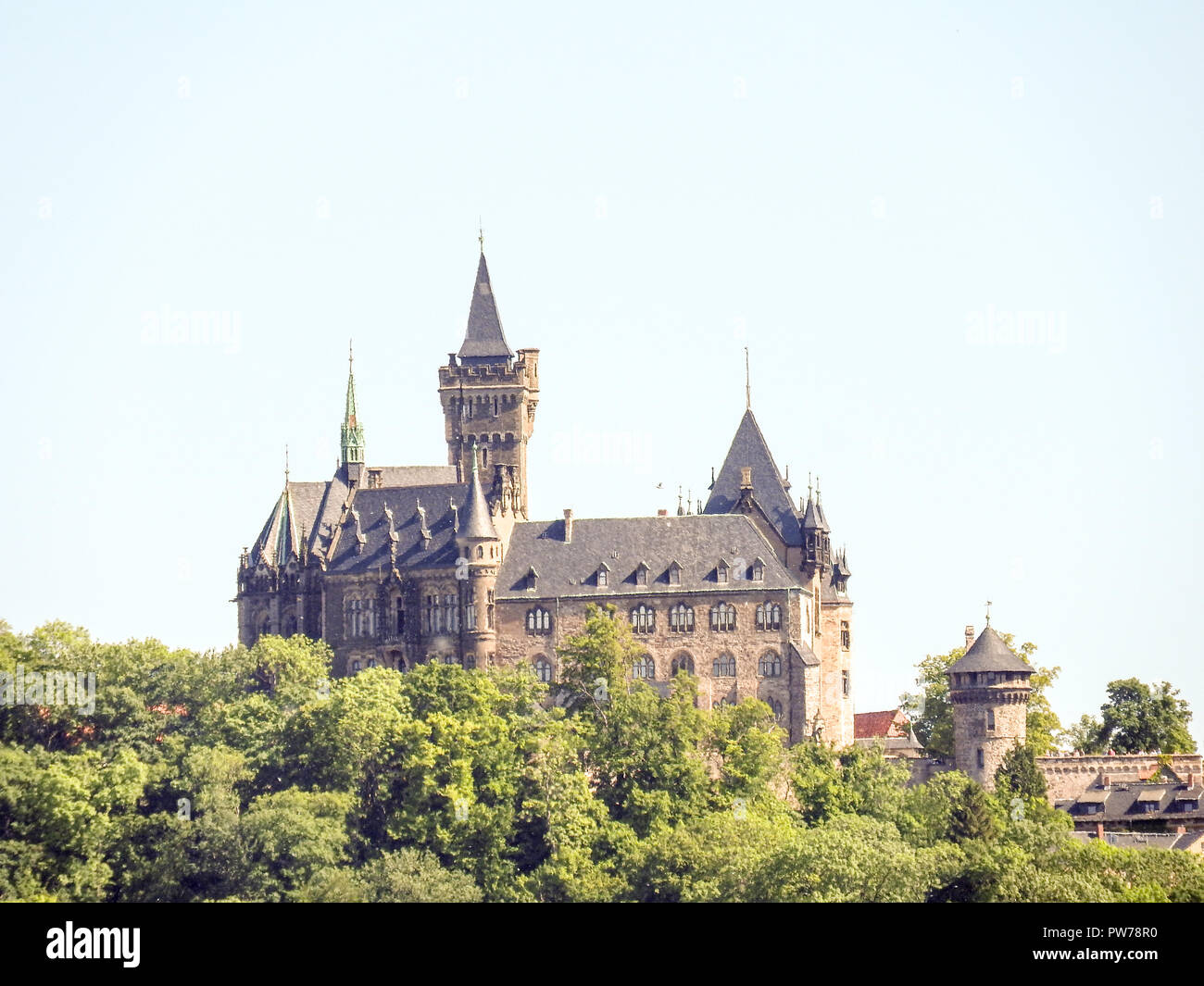 Wernigerode is a beautiful city in the Harz Stock Photo - Alamy