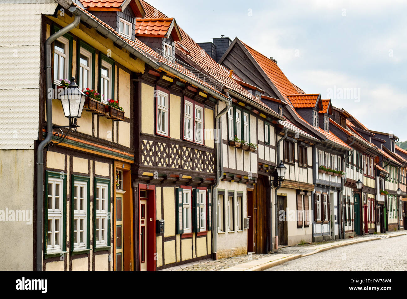Wernigerode is a beautiful city in the Harz Stock Photo - Alamy
