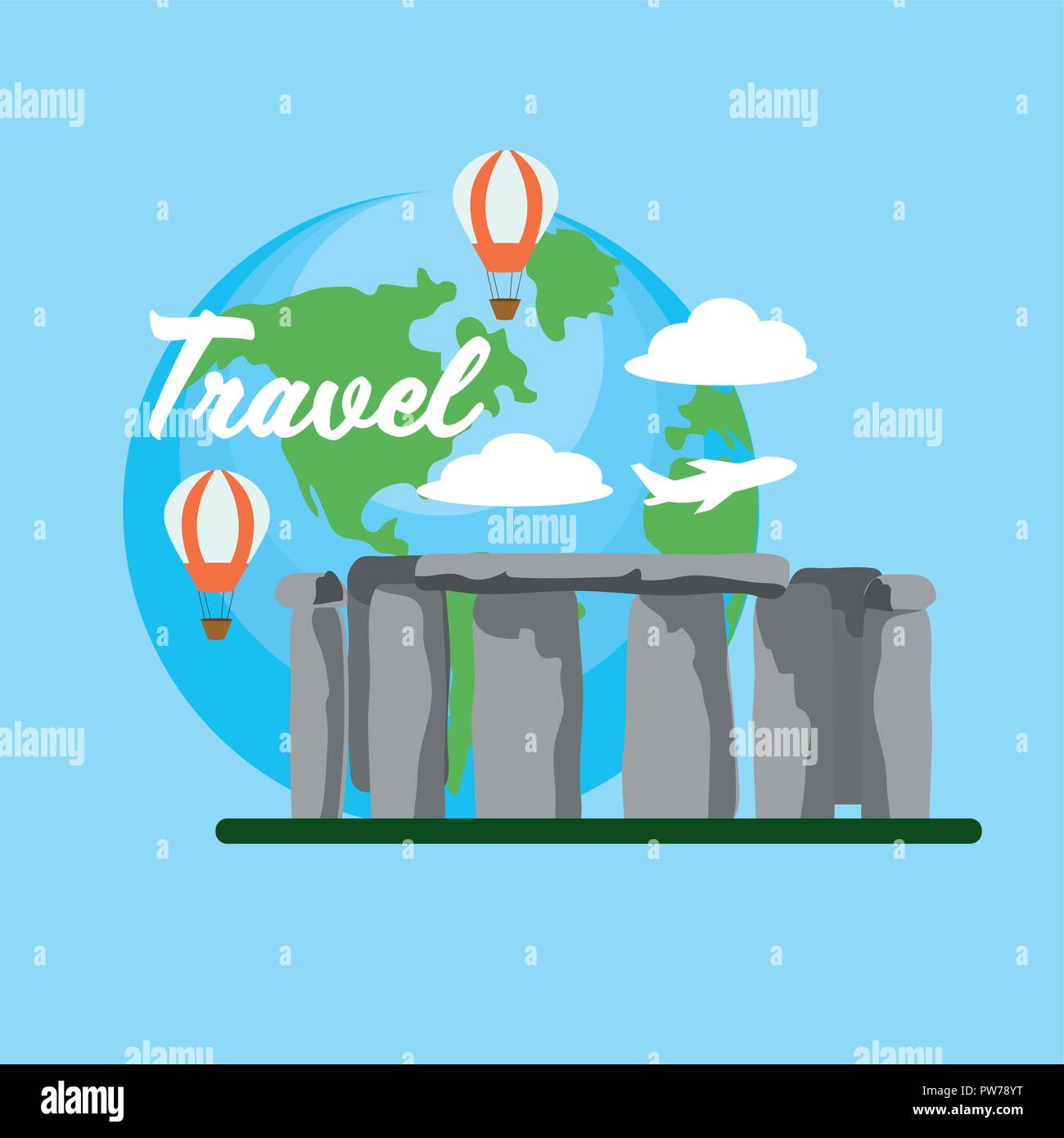 Stonehenge map hi-res stock photography and images - Alamy