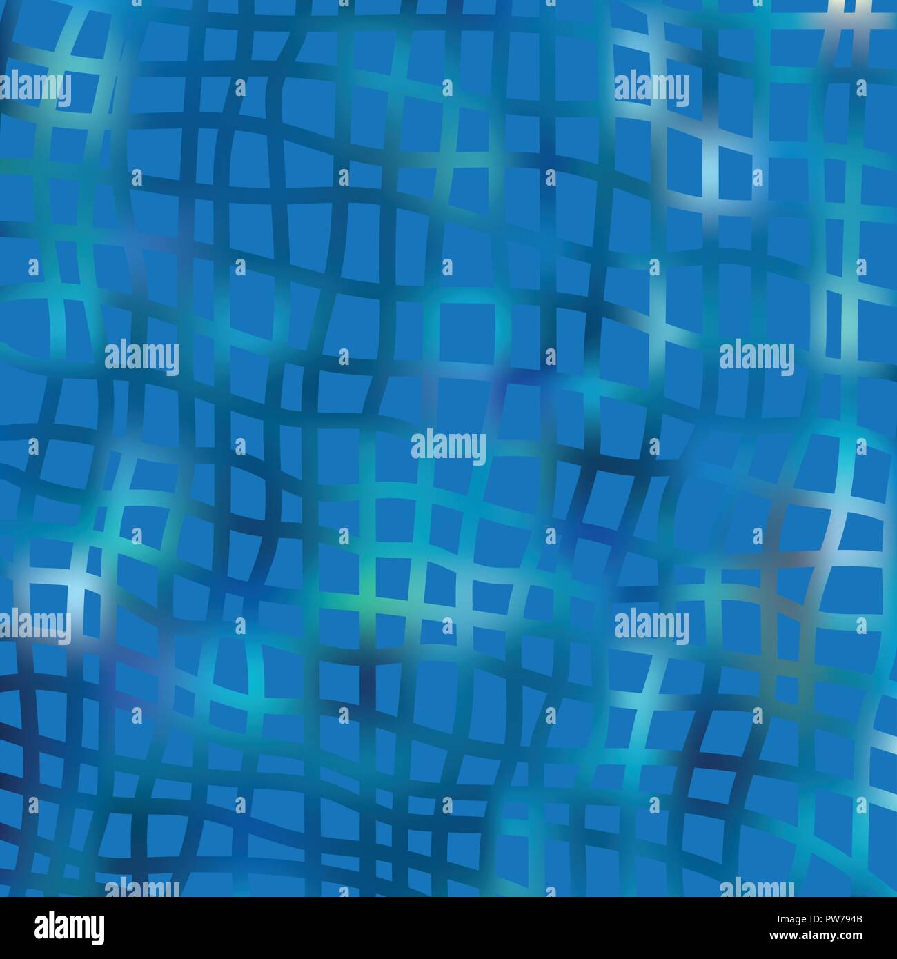 Blue Grid Mosaic Background Creative vector template design Stock ...