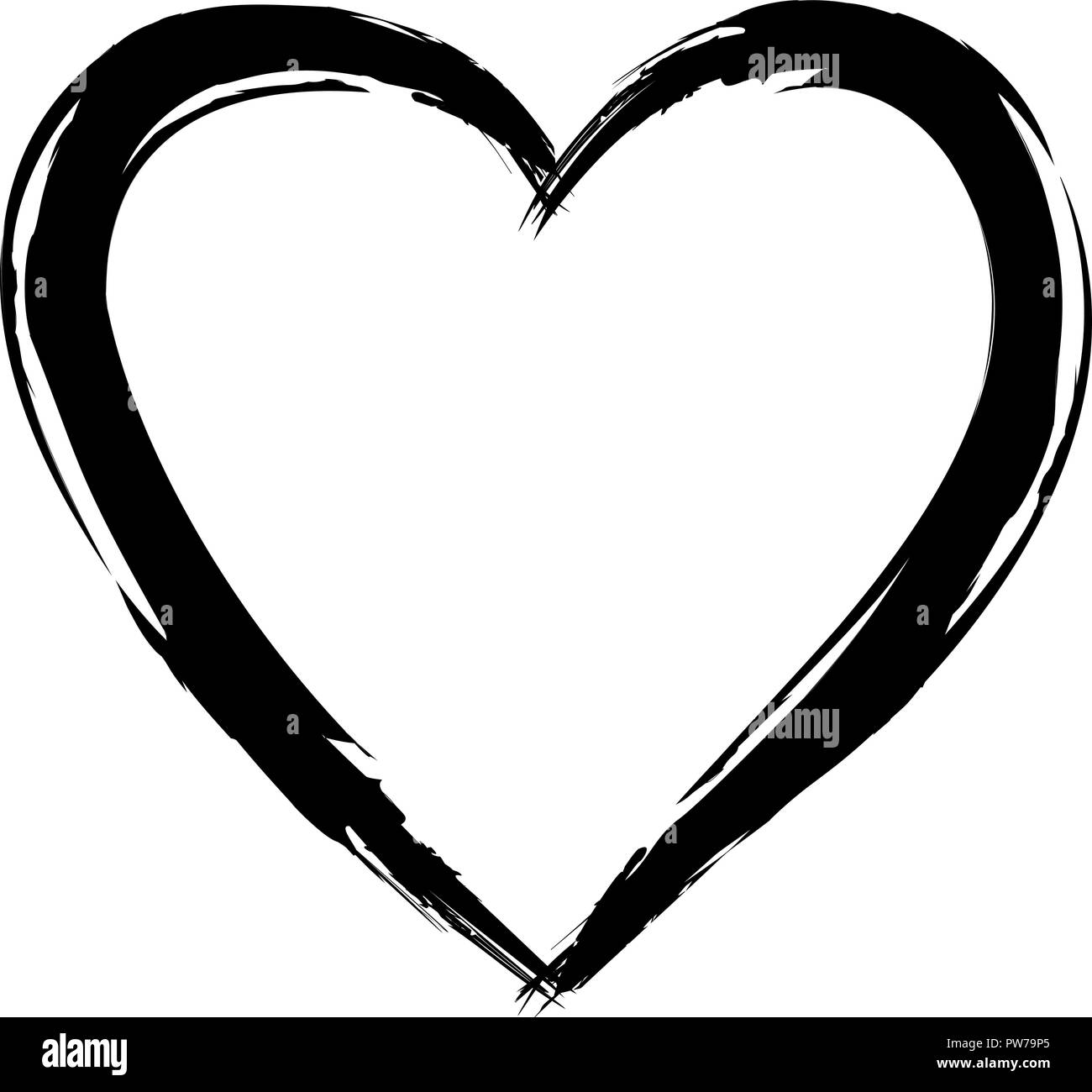 Hand Drawn Heart Outline